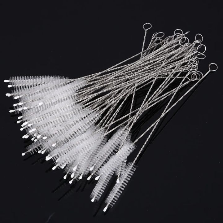 10Pcs Drinking Straw Cleaning Brush Kit Straw Tube Pipe Cleaner Nylon ...