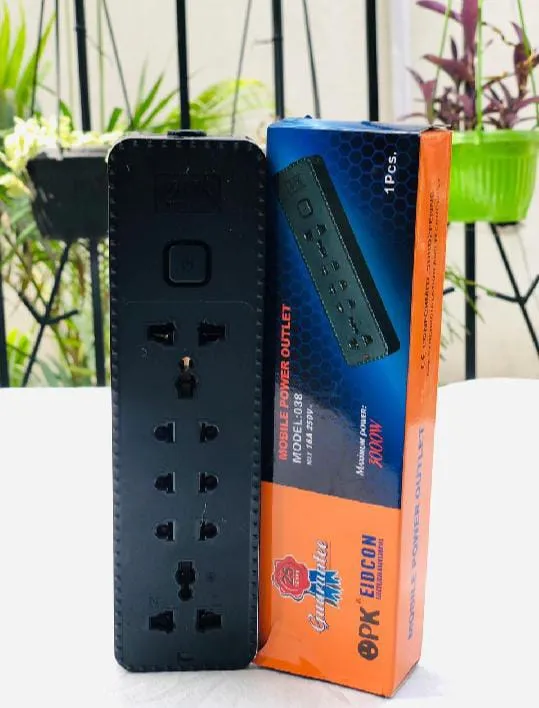 Extension box / Three shoo box/3000watts power capacity | Daraz.pk