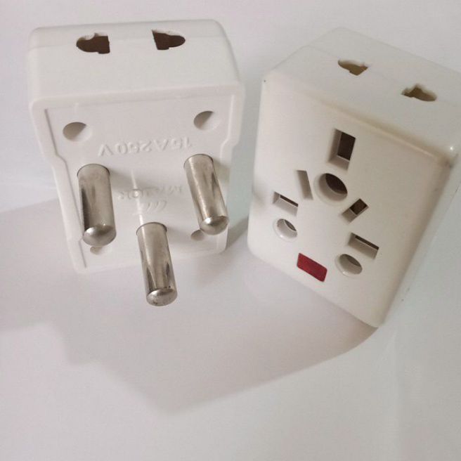 3 Way UK Plug Adapter | 13A Fuse Type G Multi Plug Adapter Three Pin ...
