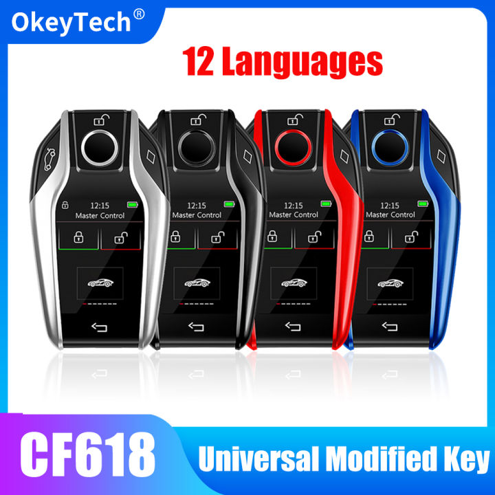 OkeyTech CF618 Modified Smart Remote Key LCD Screen For BMW For Benz ...
