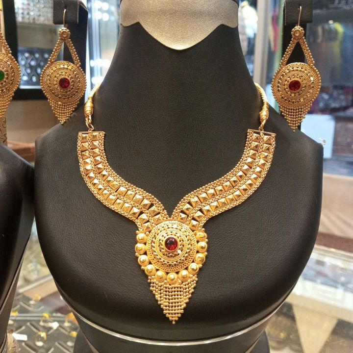Necklace hand made set same as Gold | Daraz.pk