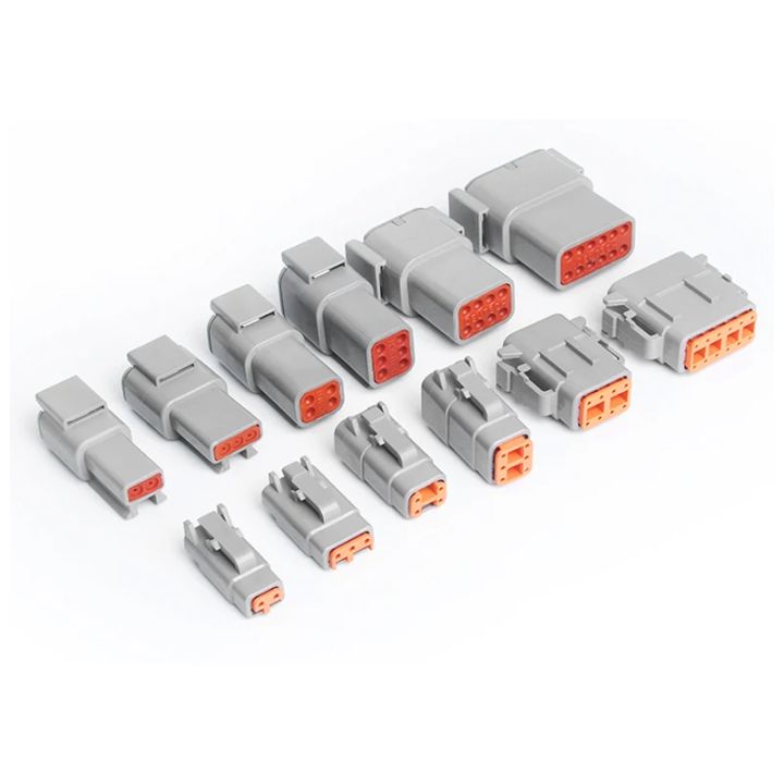 1/5set Deutsch DT Waterproof Connector Kit 2/3/4/6/8/12 Pin Male Female ...