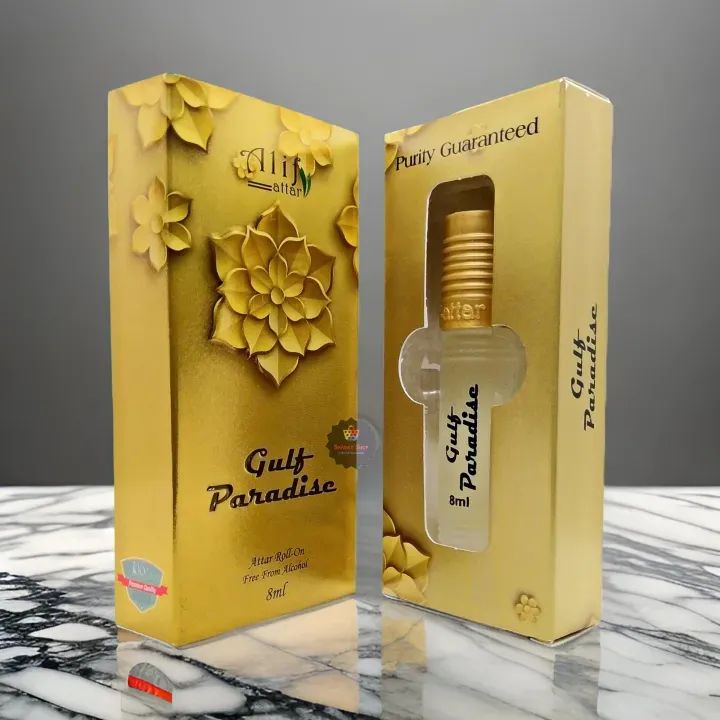 Alif Gulf Paradise Attar Perfume Oil Long Lasting Halal Roll On ...