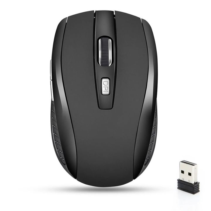 Wireless Mouse Silent Mouse 2.4G Portable Mobile Optical Office Mouse ...