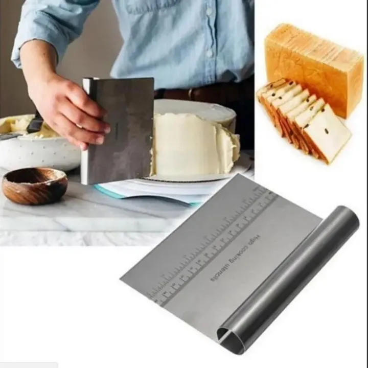 Stainless Steel Scraper Cake Sachima Cream Scraper Sausage Flour ...