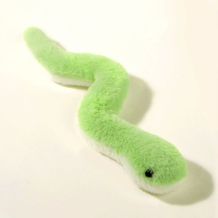 Snake Cat Toy Chew-Proof | Interactive Plush Feather Wand for Kittens ...