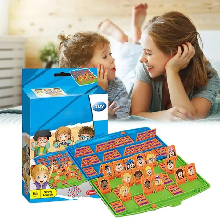 Who Is It? - Classic Family Guessing Game, Memory Training Board Game ...