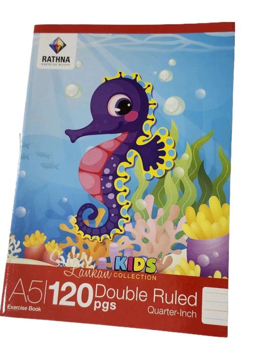 Ratna Excercise books 120 pages A5 Double Rule | Daraz.lk