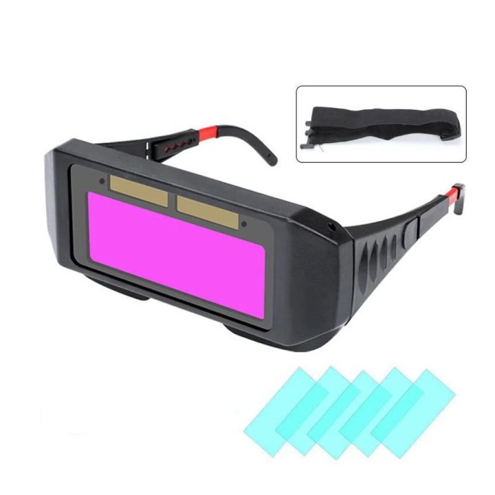 Welding Goggles Automatic Solar Automatic Darkening Safety Glasses,with ...