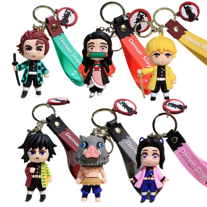 New Demon Slayer Kimetsu No Yaiba Blade of Ghost Keychain Cute ...