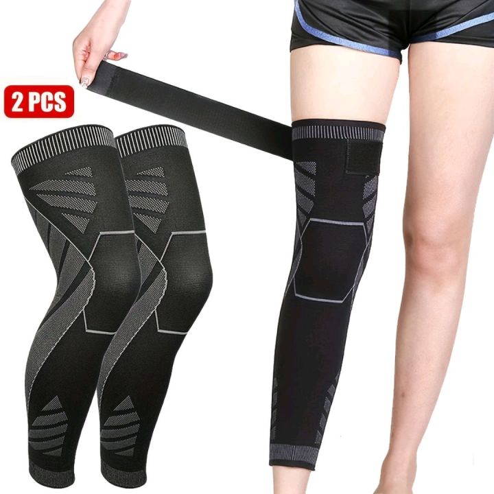 2Pcs/ 1 Pair imported wool Knee warmer for men and women with straps ...