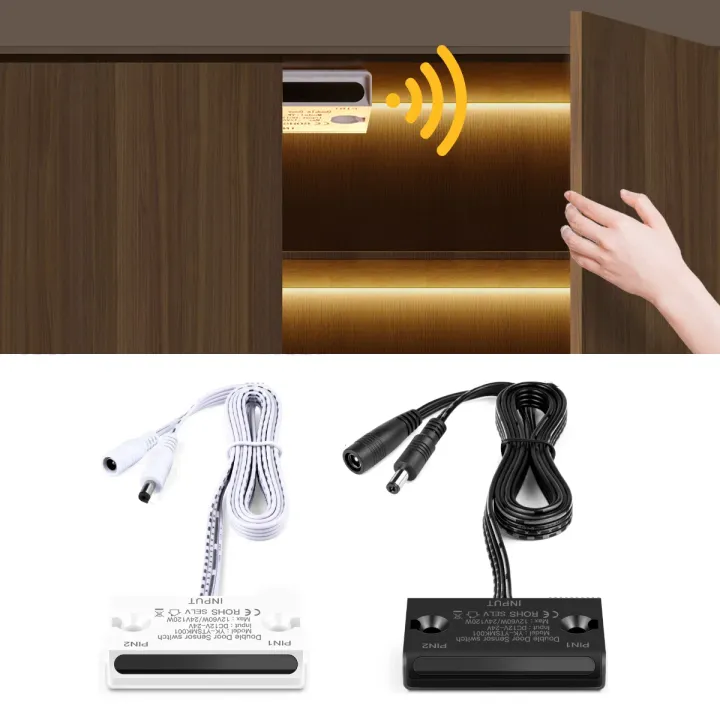 Door Sensor Control Switch DC12V-24V Double Side Induction For LED ...