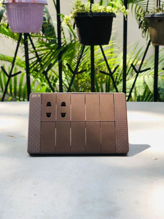 China Fitting Switch Socket Plate / SwitchSocket board 8+2 | Daraz.pk