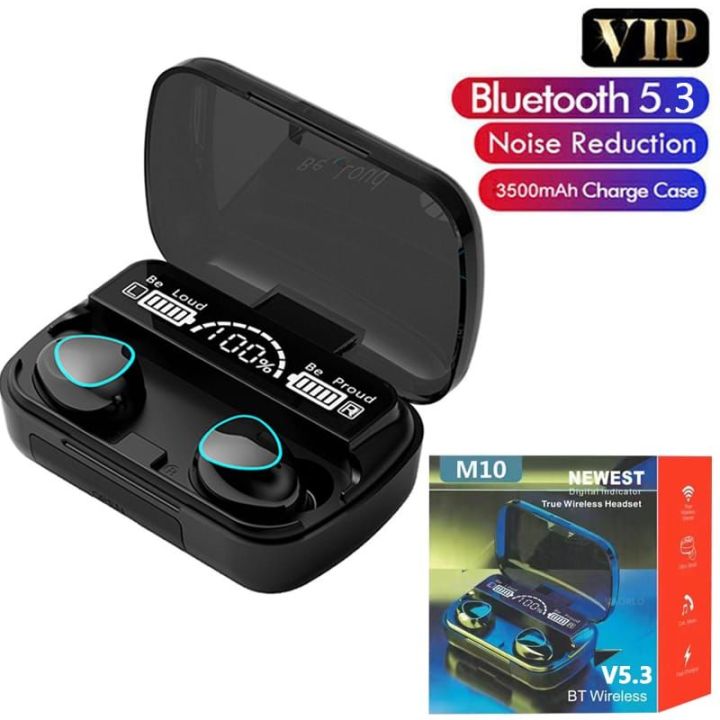 M10 NEWEST Digital Indicator True Wireless Headset ,Version 5.3 BT ... M10 NEWEST Digital Indicator True Wireless Headset ,Version 5.3 BT ...