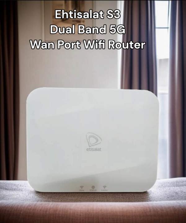 Etisalat S3 Dual Band 5G WiFi Router – High-Speed Wireless Internet ...