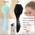 Cute Exfoliating Cat Paw Cleanser Brush Handheld Long Handle Silicone ...