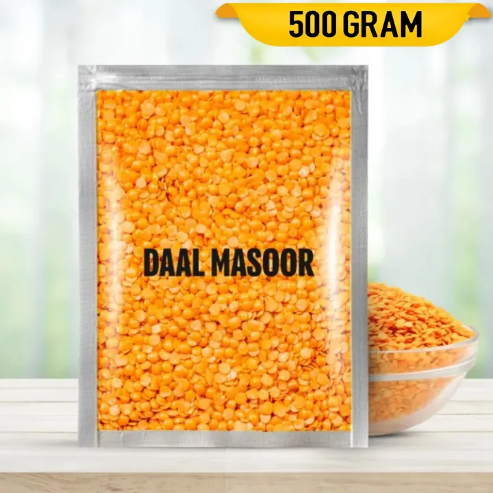 Daal Masoor/Masur/Red Lentils Premium 500g | Daraz.pk