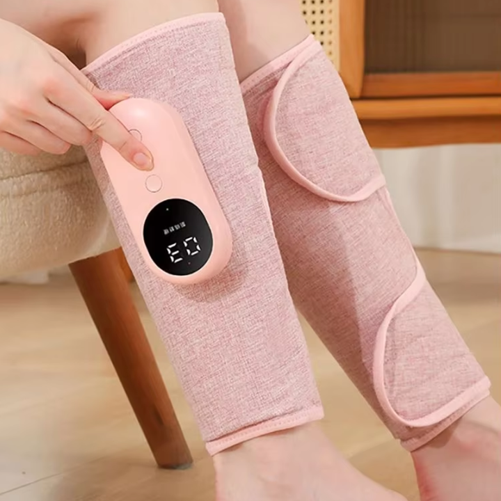 Electric Heated Calf Massager Wireless Air Pressure Leg Massager Hot ...