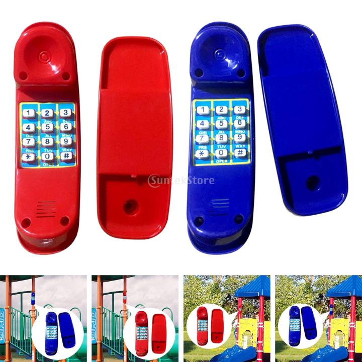 Swing Set Phone Toys Outdoor Equipment Pretend Play Numeric Key ...