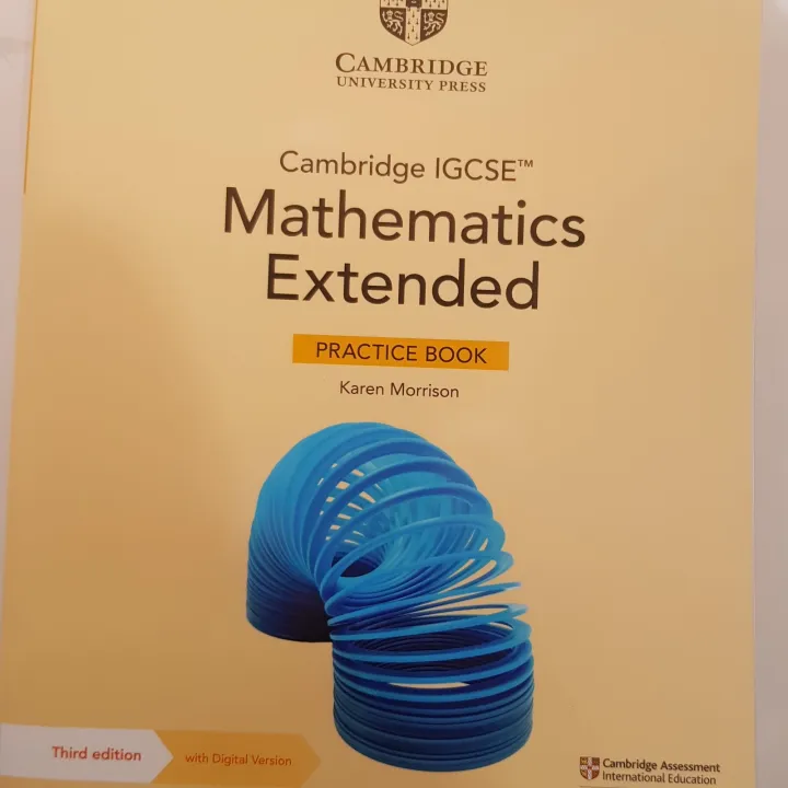 CAMBRIDGE IGCSE MATHEMATICS EXTENDED PRACTICE BOOK 3RD EDITION BY KAREN MORRISON | Daraz.pk