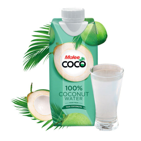 MALEE COCONUT WATER 330 ML BASIC | 100% coconut water | MADE FROM THAI ...