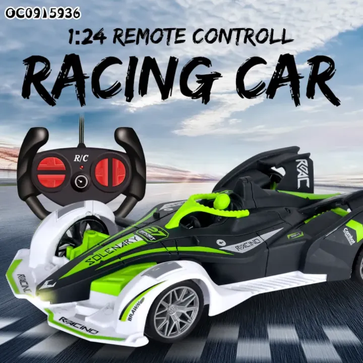F1 Formula Remote Control Car. Designed with a sleek aerodynamic body ...