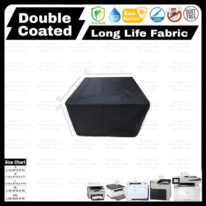 2 Layers Double Coated - HP Printer Cover - Long Life High Quality ...