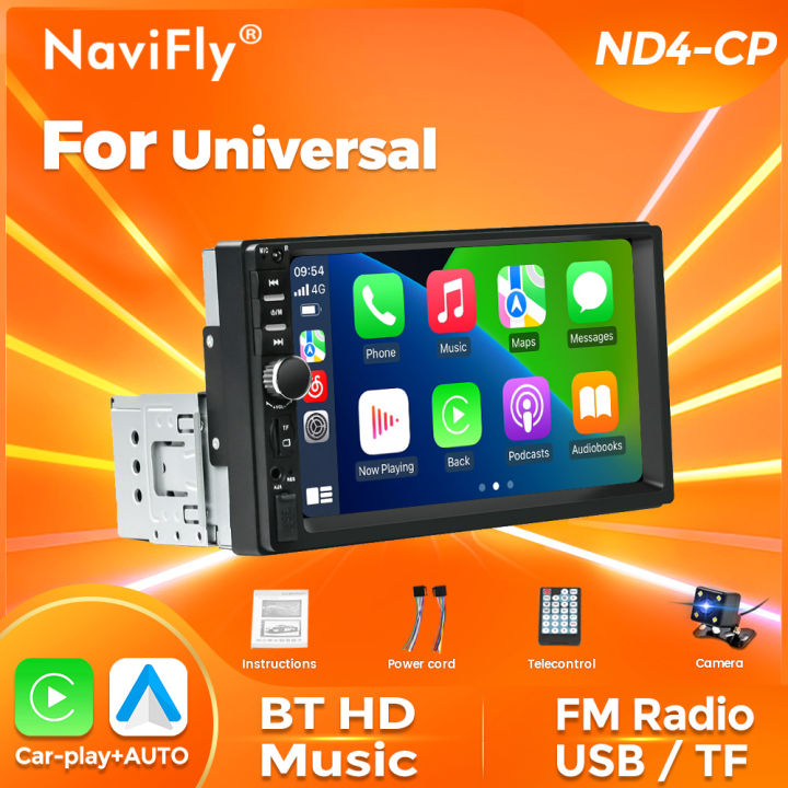 Navifly 1 Din Universal 7 Inch Navigation Multimedia Player Built-in ...