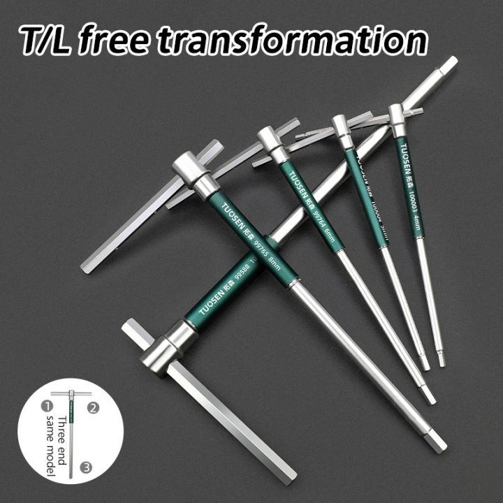 T/L 2/2.5/3/4/5/6/8/10mm Torx Screwdriver T Type Allen Hex Wrench ...