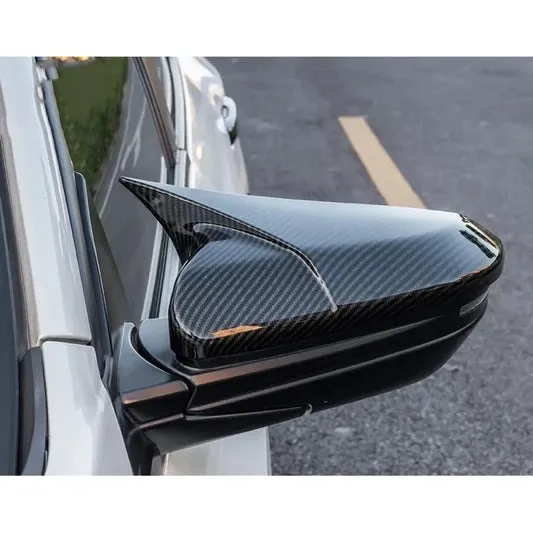 Batman Side Mirror Cover For Toyota Altis – Glossy Carbon Look | Daraz.pk