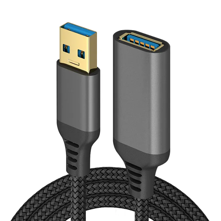 Usb 3 0 Extension Cable 5gbps High Speed Cord Nylon Braided Usb Extender Data Wire For Webcam