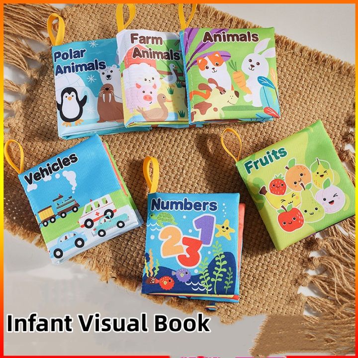 Visual Stimulus Cloth Book Montessori Early Educational Toys Kids ...
