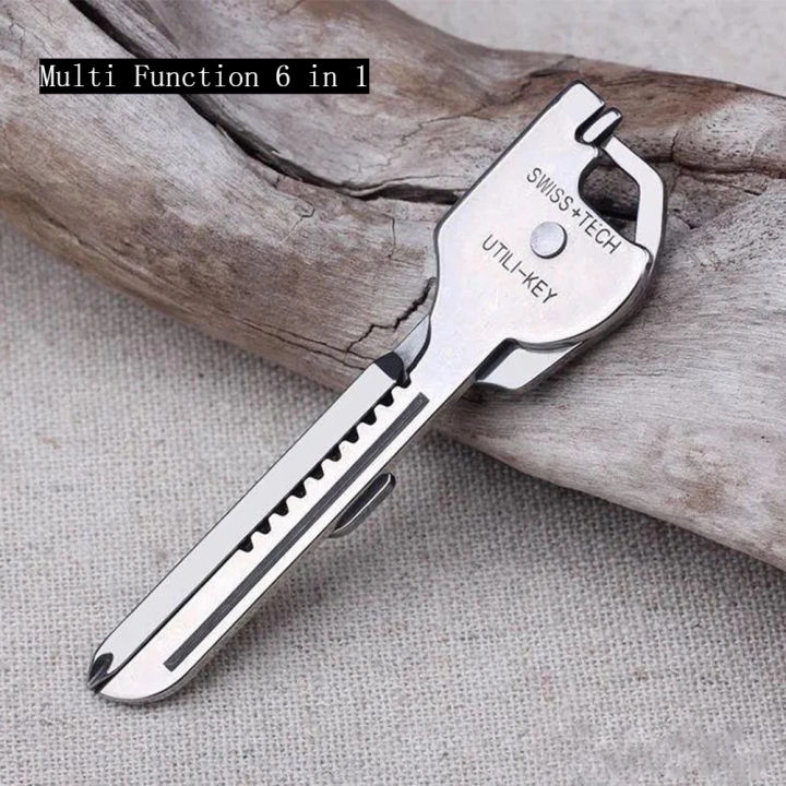 Multi Function Pocket Tool 6 In 1 Keychain Screwdriver Bottle Opener ...