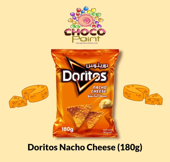 Doritos Nacho Cheese Tortilla Chips 180g (Imported Halal) | Daraz.pk