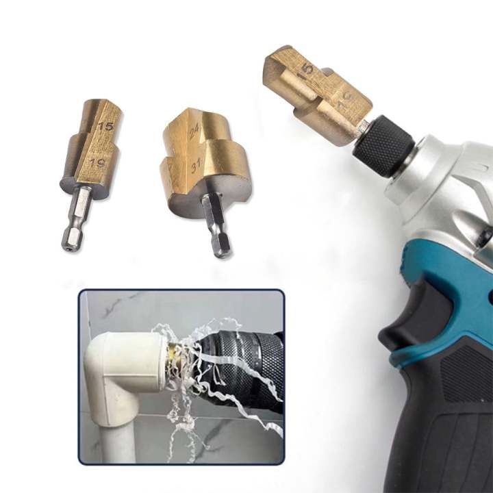 Expansion Repair Drill Bit for PPR Water Pipe,3PCS Lifting Stepped ...
