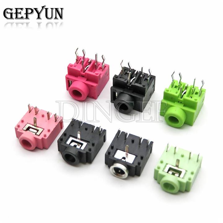 10Pcs 3.5mm 3F07 Dual channel Female Audio Connector 5Pin DIP Headphone ...