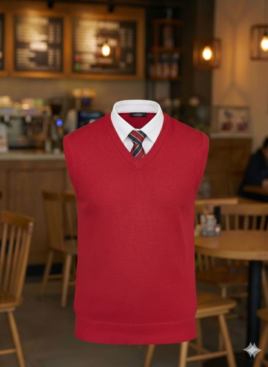 Lot of 12 100% pure Acrylic Sweater/Jersey /pullover In RED Color ...