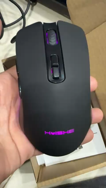 RGB Gaming Mouse Modern snake M80 Mouse 3200 dpi Wired Gaming mouse 7 ...