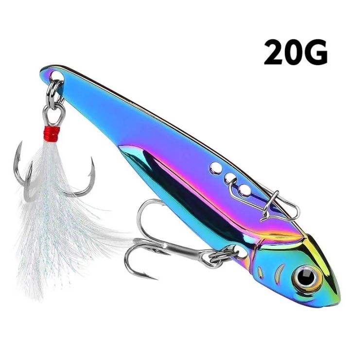 Metal VIB All Water Layer Long Throw 20g Colorful Vibration Sequin ...