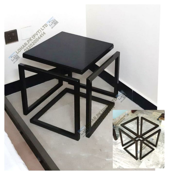 Infinity Cube Coffee Table / Infinity Designed Side Table / Cube Shaped Center Table | Daraz.pk