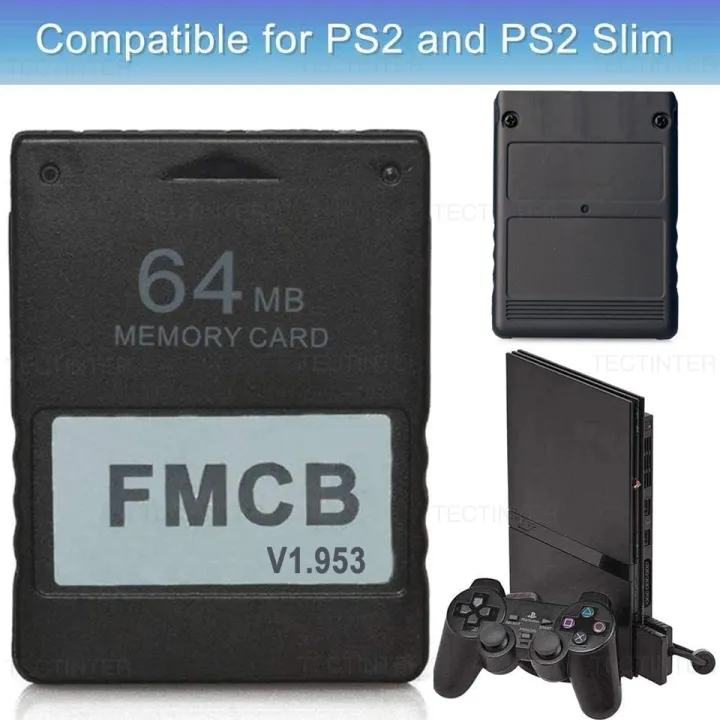 FMCB Free McBoot Card For Sony PS2/PS2 Slim Adapter 8MB/16MB/32MB/64MB ...