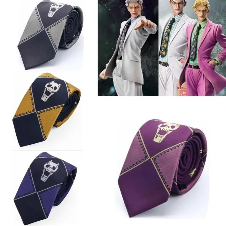 Brdwn JoJo Mens Kira Yoshikage KILLER QUEEN Demon Skull Skeleton ...