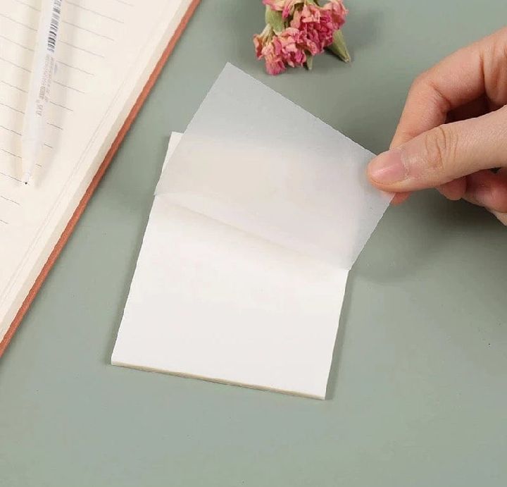 Transparent Sticky Notes 3x3 Inches | Ideal for Highlighting & Marking ...