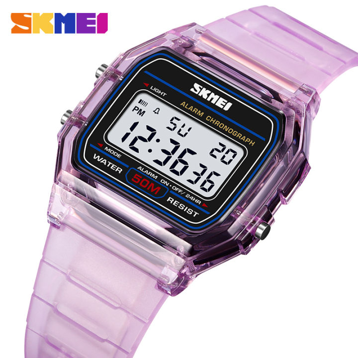 SKMEI Fashion Japan Digital Movement Women Sport Watches Ladies Female ...