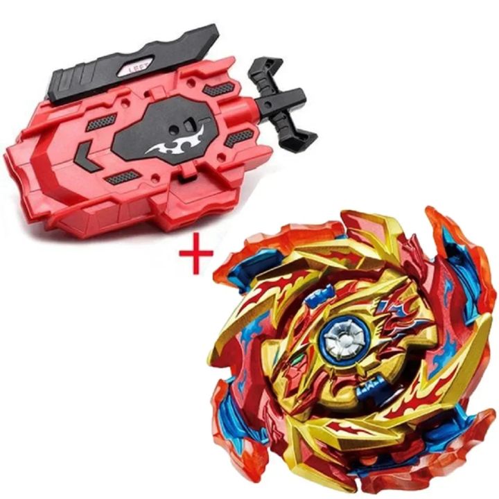NEW Beyblade Burst Sparking With Launcher Metal Booster Bay Starter ...