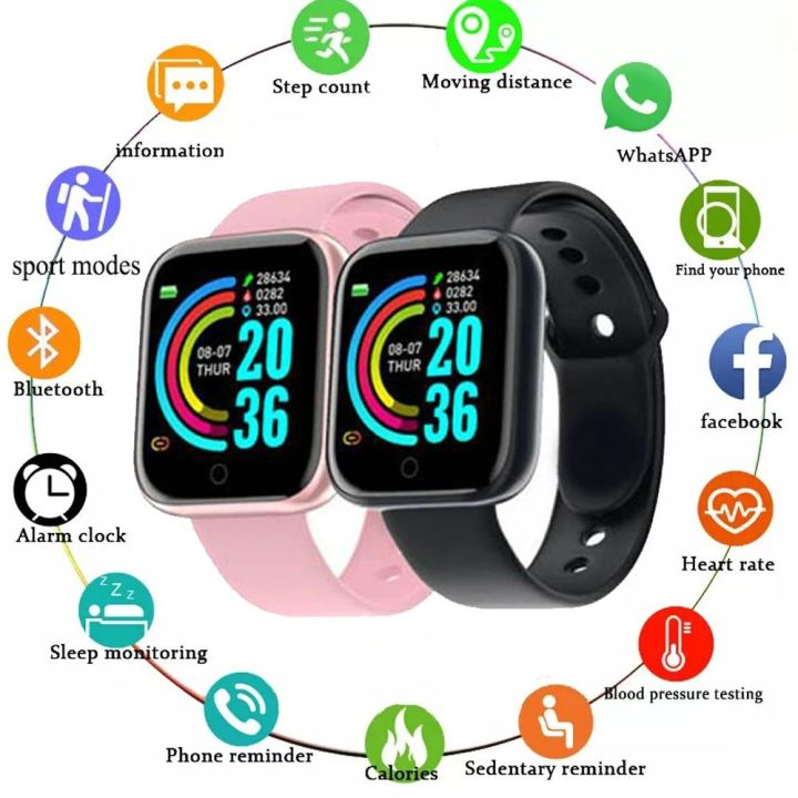 D30 Bluetooth Smart Watch black price in Pakistan | Daraz.pk