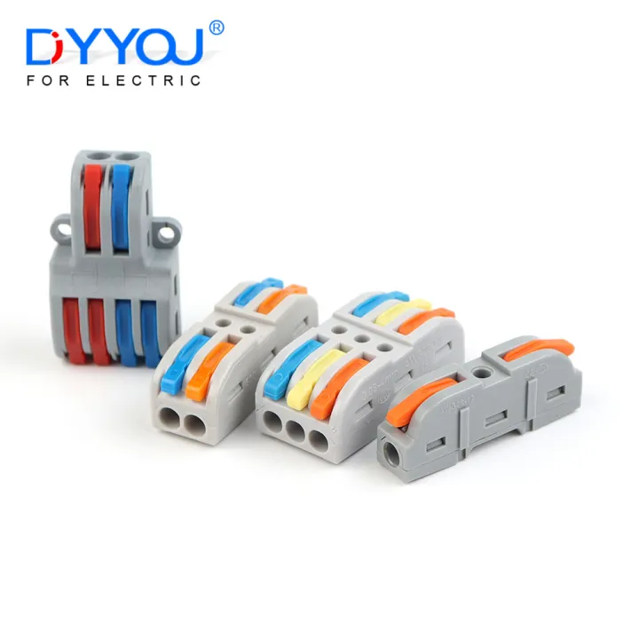 1 in multiple out Quick Wiring Connector Universal Splitter wiring cable Push-in Can Combined ...