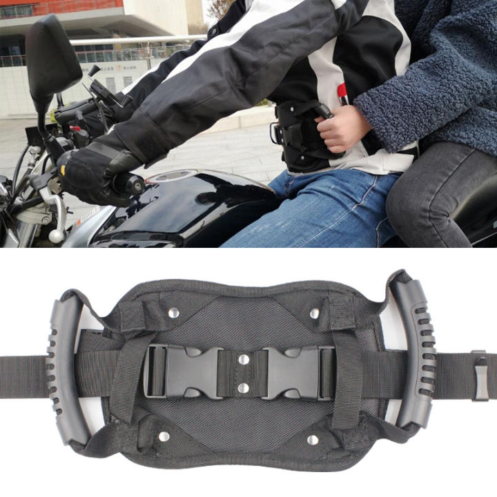Motorcycle Scooters Safety Belt Back Seat Passenger Grip Grab Handle ...