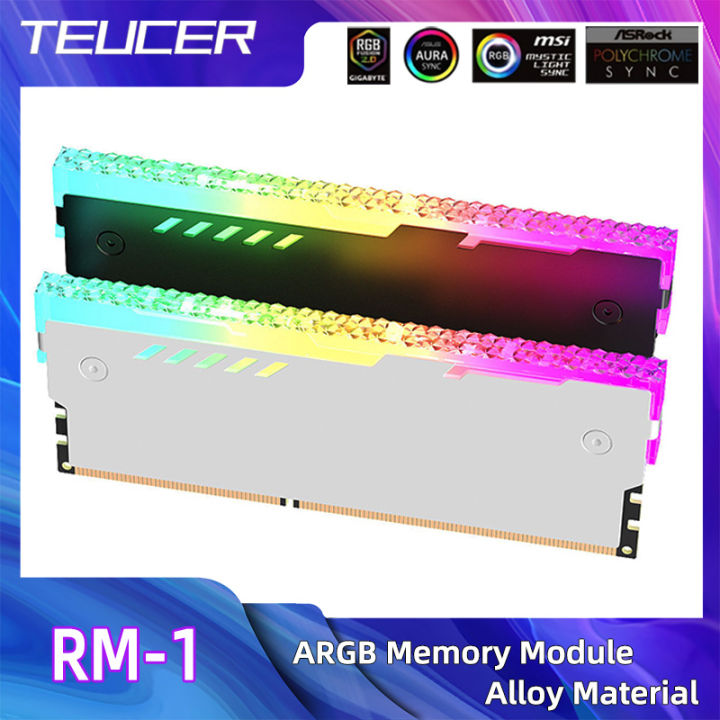 TEUCER RM-1 PC Memory Heatsink RAM Cooling Vest 5V 3-PIN ARGB for ...