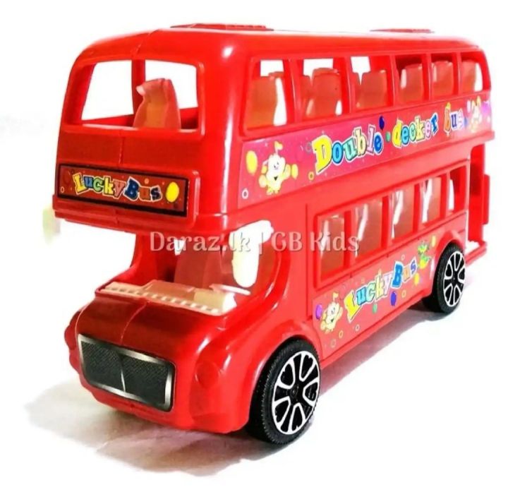 GB Kids Friction Power Double Decker Push and Go.. | Daraz.lk